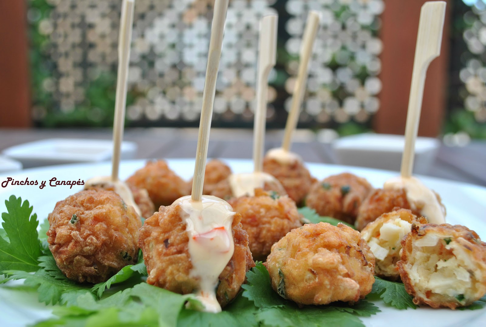 Delegación Turista Pantano aperitivos con palitos de surimi ...